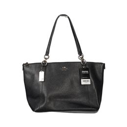 Coach Handtasche gross Leder Damen Größe One Size Second Hand schwarz