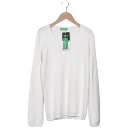 United Colors Of Benetton Pullover Damen Größe XL Second Hand weiß