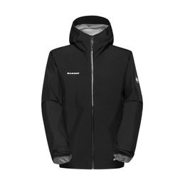 Mammut Outdoorjacke 'Crater' Herren Gr&ouml;&szlig;e L schwarz / wei&szlig;