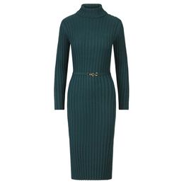 Apart Knitted dress female Green size 36