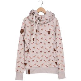 Naketano Kapuzenpullover Damen Größe M Second Hand beige