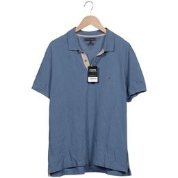 Tommy Hilfiger Poloshirt Herren Größe XXL Second Hand blau