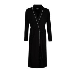 Loungeable Long Bathrobe female Black size XL