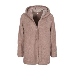 Loungeable Fleecejacke Damen Gr&ouml;&szlig;e L taupe