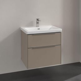 Villeroy & Boch Villeroy & Boch Subway 3.0 Waschtischunterschrank 62,2 cm, 2 Auszüge, ohne LED-Beleuchtung