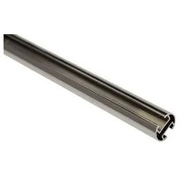Gardinenstange Gardinia "Innenlauf II", grau (chromfarben), L:160cm Ø:20mm, Metall, Gardinenstangen, Serie Einzelprogramm Chicago Ø 20 mm
