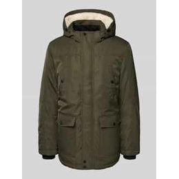 McNeal Jacke mit Teddyfell und Pattentaschen