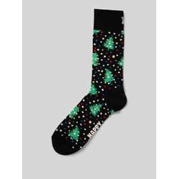 Happy Socks Regular Fit Socken mit Logo-Stitching Modell 'Christmas Night'