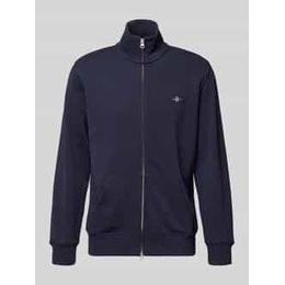 Gant Sweatjacke mit Label-Stitching