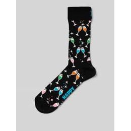 Happy Socks Regular Fit Socken mit Logo-Stitching Modell 'CHEERS'