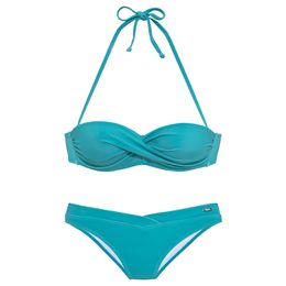 Buffalo Bikini Damen Gr&ouml;&szlig;e XS cyanblau