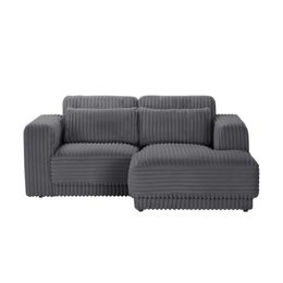switch Ecksofa Torrino grau Maße (cm): B: 224 H: 96 T: 173.0 Sofas > Sofas nach Material > Stoffsofas » Sofa DE