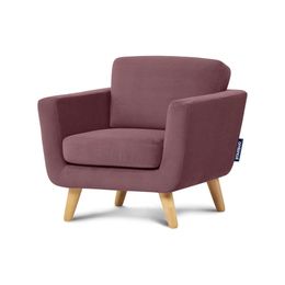 KONSIMO Sessel Tagio rosa/pink Ma&szlig;e (cm): B: 86 H: 80 Sessel & Hocker > Sessel nach Material > Stoff Sessel &raquo; Sofa DE