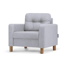 KONSIMO Sessel Eriso grau Ma&szlig;e (cm): B: 80 H: 75 Sessel & Hocker > Sessel nach Material > Stoff Sessel &raquo; Sofa DE