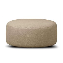 KONSIMO Hocker Raggi beige Ø: 80 Sessel & Hocker > Hocker > Polsterhocker » Sofa DE