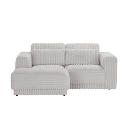 switch Ecksofa Torrino grau Maße (cm): B: 224 H: 96 T: 173.0 Sofas > Sofas nach Material > Stoffsofas » Sofa DE