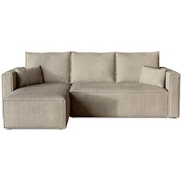 Ecksofa Top beige Ma&szlig;e (cm): B: 230 H: 85 Sofas > Sofas nach Material > Stoffsofas &raquo; Sofa DE