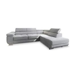 MASSENO Ecksofa mit Schlaffunktion Apiro grau Ma&szlig;e (cm): B: 277 H: 90 Sofas > Sofas nach Material > Stoffsofas &raquo; Sofa DE