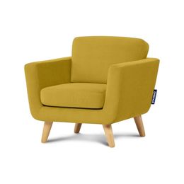KONSIMO Sessel Tagio gelb Ma&szlig;e (cm): B: 86 H: 80 Sessel & Hocker > Sessel nach Material > Stoff Sessel &raquo; Sofa DE