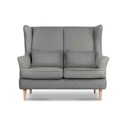 KONSIMO Einzelsofa Stralis grau Ma&szlig;e (cm): B: 136 H: 106 Sofas > Sofas nach Material > Stoffsofas &raquo; Sofa DE
