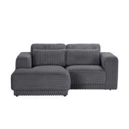 switch Ecksofa Torrino grau Maße (cm): B: 224 H: 96 T: 173.0 Sofas > Sofas nach Material > Stoffsofas » Sofa DE