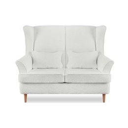KONSIMO Einzelsofa Stralis wei&szlig; Ma&szlig;e (cm): B: 136 H: 106 Sofas > Sofas nach Material > Stoffsofas &raquo; Sofa DE