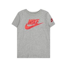 Nike Sportswear T-Shirt 'FUTURA' Jungen Größe 122 graumeliert / blutrot
