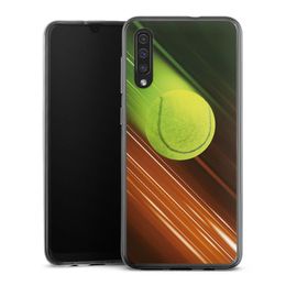 DeinDesign Galaxy A50 Handy Silikon Hülle Case transparent Handyhülle Tennis Ball Hobby Silikon Case