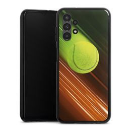 DeinDesign Galaxy A13 4G Handy Silikon H&uuml;lle Case schwarz Handyh&uuml;lle Ball Hobby Tennis