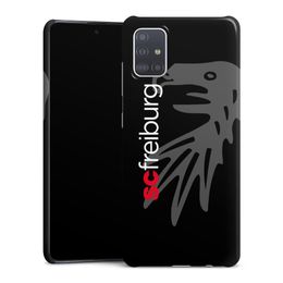 DeinDesign Galaxy A51 Handy Premium Case Smartphone Handyh&uuml;lle Schutzh&uuml;lle gl&auml;nzend Logo Sc Freiburg Official Licensed Product Premium Case