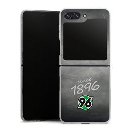 DeinDesign Galaxy Z Flip 5 Handy Hard Case Schutzh&uuml;lle transparent Smartphone Handy H&uuml;lle Official Licensed Product Hannover 96 H96 Hard Case