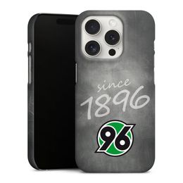 DeinDesign iPhone 15 Pro Handy Premium Case Smartphone Handyh&uuml;lle Schutzh&uuml;lle matt Hannover 96 H96 Official Licensed Product Premium Case