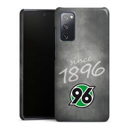 DeinDesign Galaxy S20 FE Handy Premium Case Smartphone Handyh&uuml;lle Schutzh&uuml;lle gl&auml;nzend Official Licensed Product Hannover 96 H96 Premium Case