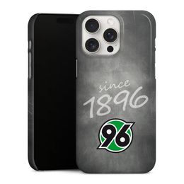 DeinDesign iPhone 15 Pro Max Handy Premium Case Smartphone Handyh&uuml;lle Schutzh&uuml;lle gl&auml;nzend Hannover 96 H96 Official Licensed Product Premium Case