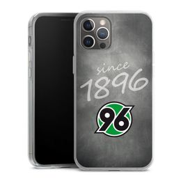 DeinDesign iPhone 12 Pro Max Handy Silikon H&uuml;lle Case transparent Handyh&uuml;lle Hannover 96 H96 Official Licensed Product Silikon Case