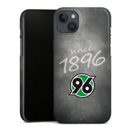DeinDesign iPhone 14 Plus Handy Premium Case Smartphone Handyh&uuml;lle Schutzh&uuml;lle gl&auml;nzend Hannover 96 H96 Official Licensed Product Premium Case