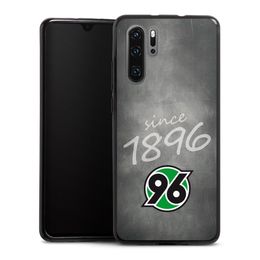 DeinDesign Huawei P30 Pro Handy Silikon H&uuml;lle Case schwarz Handyh&uuml;lle Hannover 96 H96 Official Licensed Product