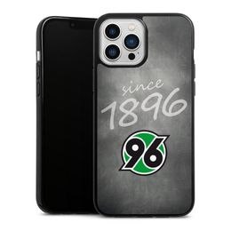 DeinDesign iPhone 13 Pro Max Handy Silikon H&uuml;lle Case schwarz Handyh&uuml;lle Hannover 96 H96 Official Licensed Product