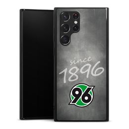 DeinDesign Galaxy S22 Ultra Handy Silikon H&uuml;lle Case schwarz Handyh&uuml;lle Hannover 96 H96 Official Licensed Product