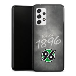 DeinDesign Galaxy A53 5G Handy Silikon H&uuml;lle Case schwarz Handyh&uuml;lle Official Licensed Product Hannover 96 H96