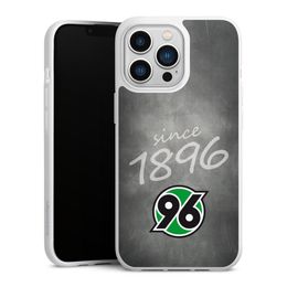 DeinDesign iPhone 13 Pro Handy Silikon H&uuml;lle Case wei&szlig; Handyh&uuml;lle Hannover 96 H96 Official Licensed Product Silikon Case