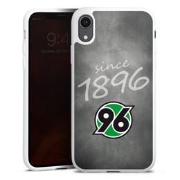 DeinDesign iPhone Xr Handy Silikon H&uuml;lle Case wei&szlig; Handyh&uuml;lle Hannover 96 H96 Official Licensed Product Silikon Case