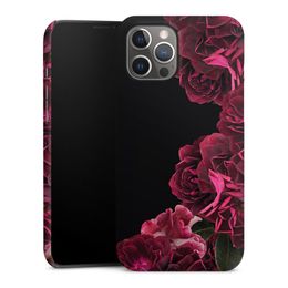 DeinDesign iPhone 12 Pro Max Handy Premium Case Smartphone Handyh&uuml;lle Schutzh&uuml;lle matt Vintage Rose Pink Premium Case