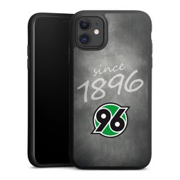 DeinDesign iPhone 11 Handy Premium Silikon H&uuml;lle Handyh&uuml;lle schwarz Case Hannover 96 H96 Official Licensed Product Silikon Premium Case