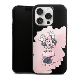 DeinDesign iPhone 15 Pro Handy Slim Case extra d&uuml;nn Silikon Handyh&uuml;lle schwarz H&uuml;lle Motiv Ohne Hintergrund Disney Silikon Slim Case