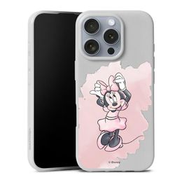 DeinDesign iPhone 16 Pro Handy Silikon H&uuml;lle Case wei&szlig; Handyh&uuml;lle Motiv Ohne Hintergrund Disney Silikon Case