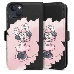 DeinDesign iPhone 13 Handy Klapph&uuml;lle Handyh&uuml;lle aus Kunst Leder schwarz Flip Case Motiv Ohne Hintergrund Disney Sideflip mit Lasche