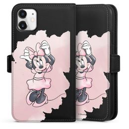 DeinDesign iPhone 11 Handy Klapph&uuml;lle Handyh&uuml;lle aus Kunst Leder schwarz Flip Case Motiv Ohne Hintergrund Disney Sideflip mit Lasche