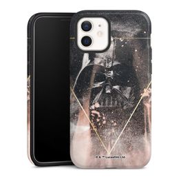 DeinDesign iPhone 12 mini Handy Panzer Handyh&uuml;lle robuste Outdoor H&uuml;lle Schutzh&uuml;lle gl&auml;nzend Darth Vader Official Licensed Product Star Wars Tough Case