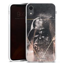 DeinDesign iPhone Xr Handy Silikon H&uuml;lle Case wei&szlig; Handyh&uuml;lle Star Wars Darth Vader Official Licensed Product Silikon Case